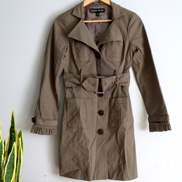 blanc noir | Jackets & Coats | Blank Noir Trench Coat | Poshmark